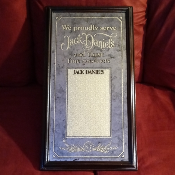 Other | Vintage Jack Daniels Bar Menu Mirror | Poshmark